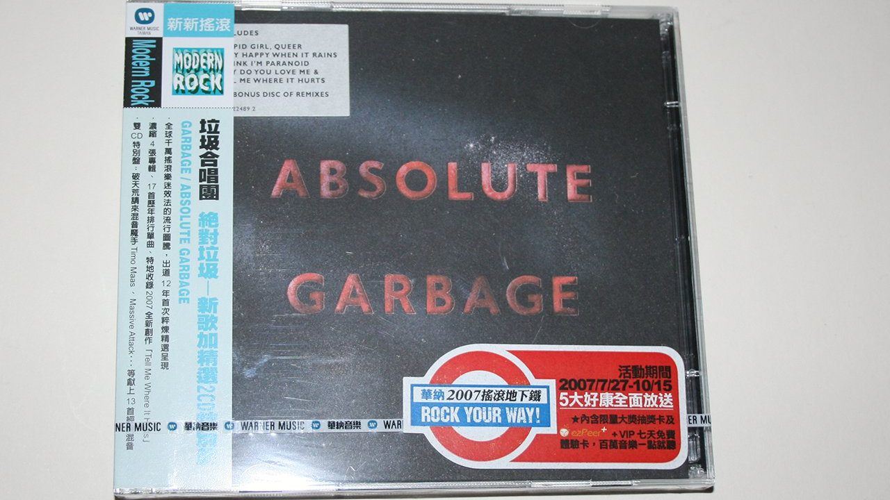 Absolute Garbage | Compilations | Garbage Discography