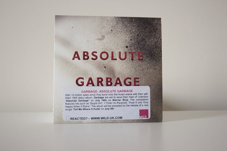 Absolute Garbage | UK, CD-R | Garbage Discography
